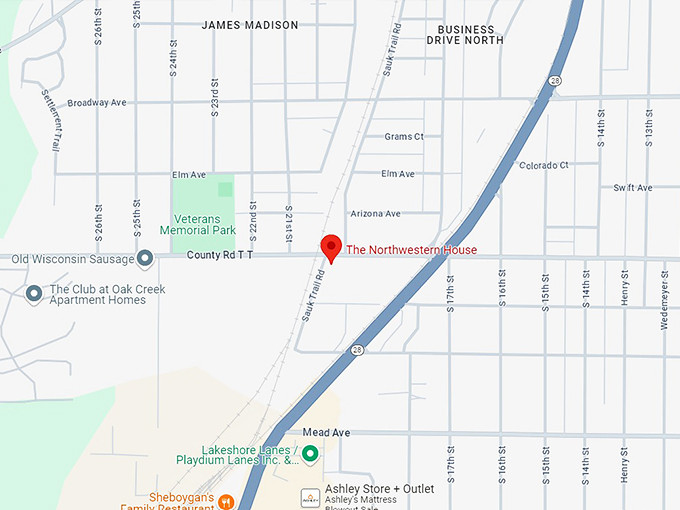 the northwestern house 10 map