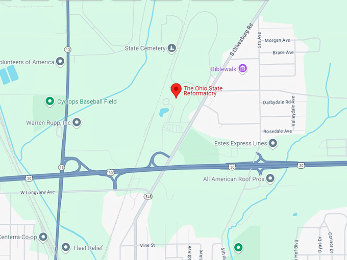 the ohio state reformatory 10 map