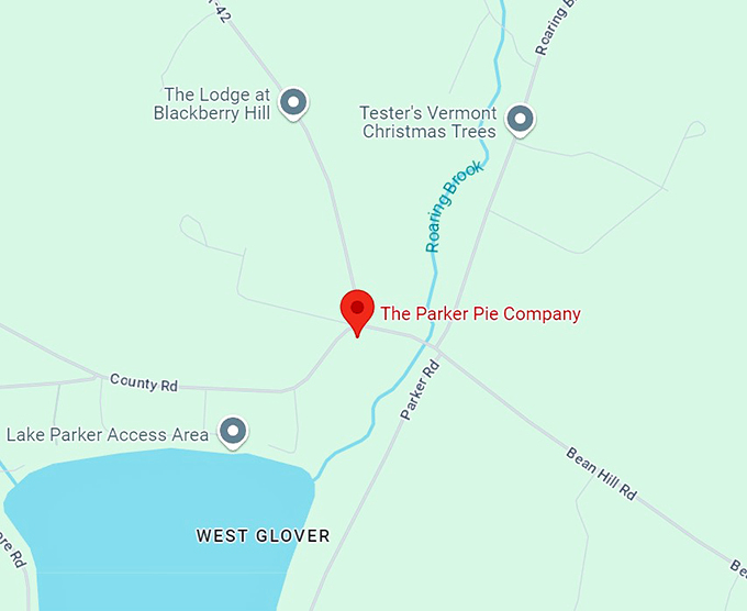 the parker pie company map