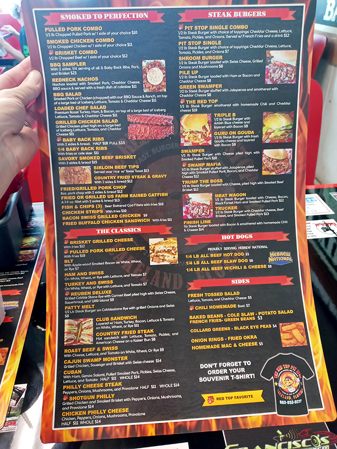 the red top pit stop 4