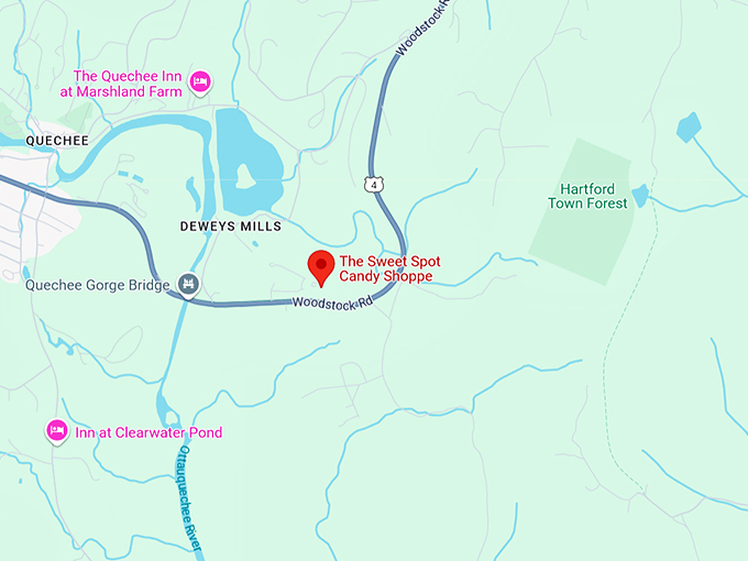 the sweet spot candy shoppe 10 map