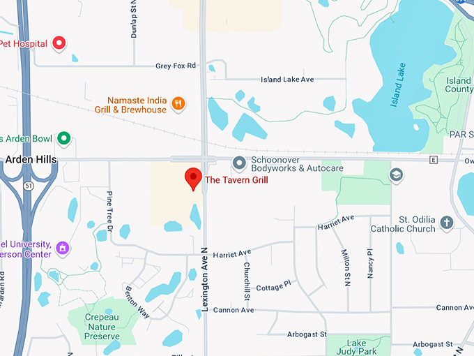 the tavern grill 10 map