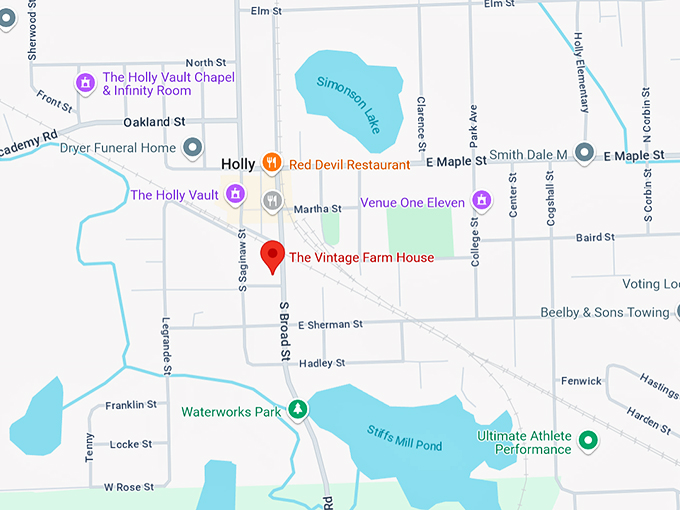the vintage farm house 10 map