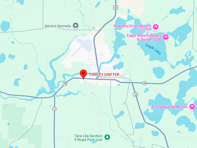 thrifty drifter 10 map