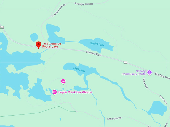 trail center lodge 10 map