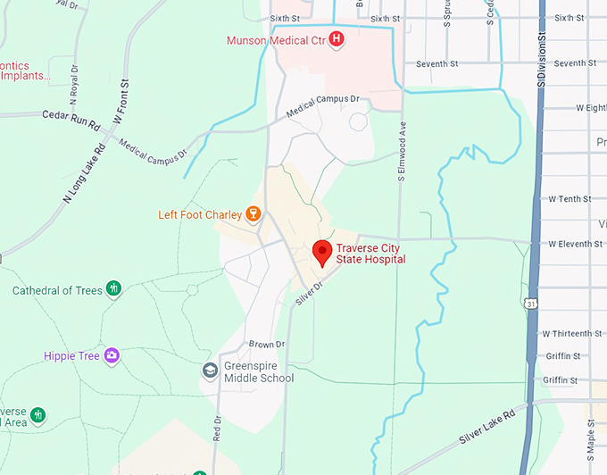 traverse city state hospital 10 map