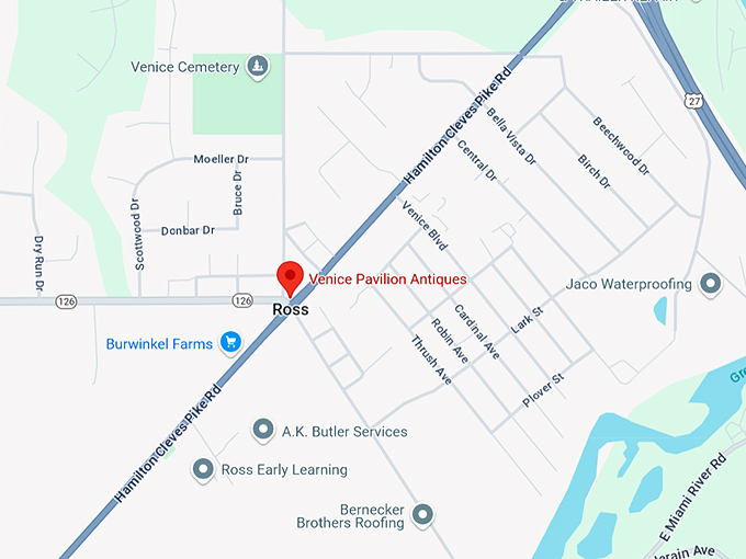 venice pavilion antiques 10 map