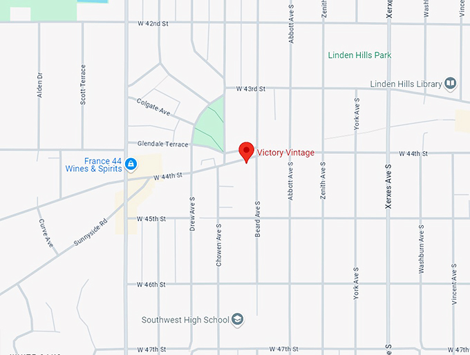 victory vintage 10 map