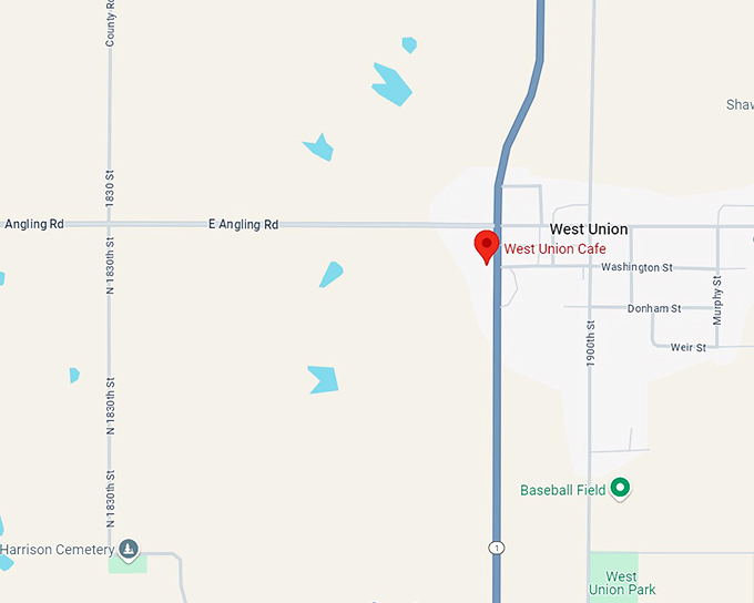 west union cafe 10 map