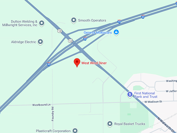 west wind diner 10 map