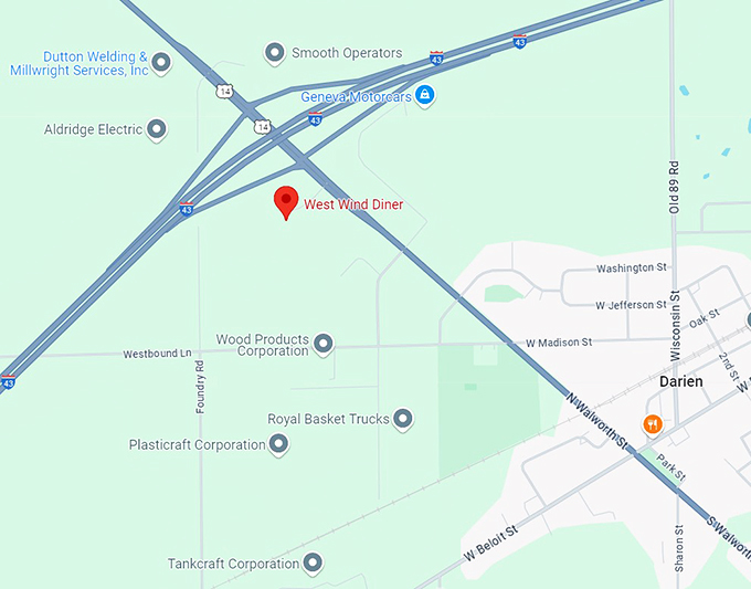west wind diner 10 map