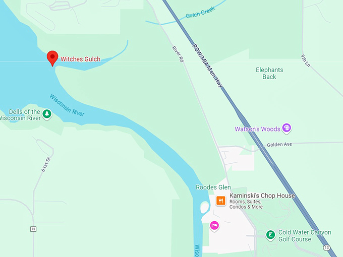 witches gulch 10 map