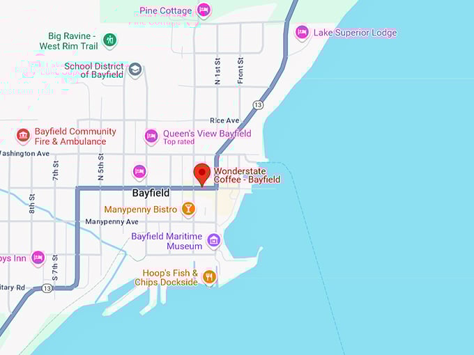 wonderstate coffee bayfield 10 map