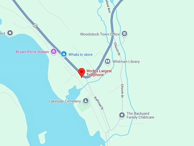 worlds largest telephone map