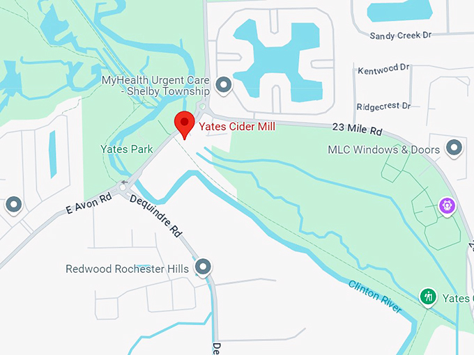 yates cider mill 10 map