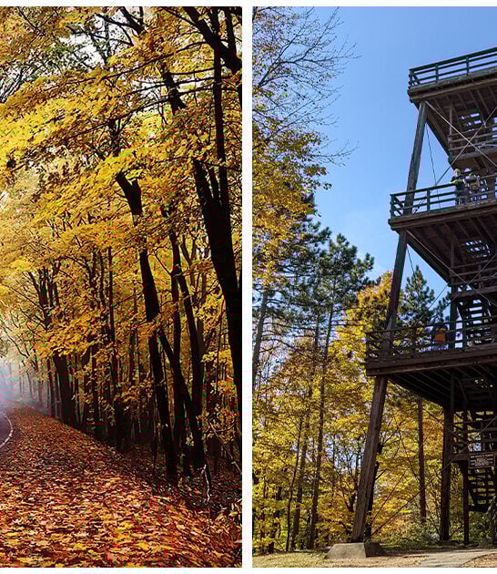 breathtaking fall drive wisconsin ftr