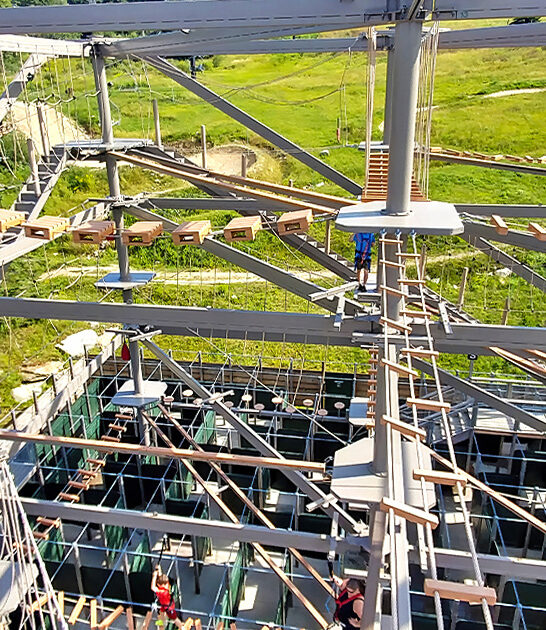 fun ropes course vermont ftr