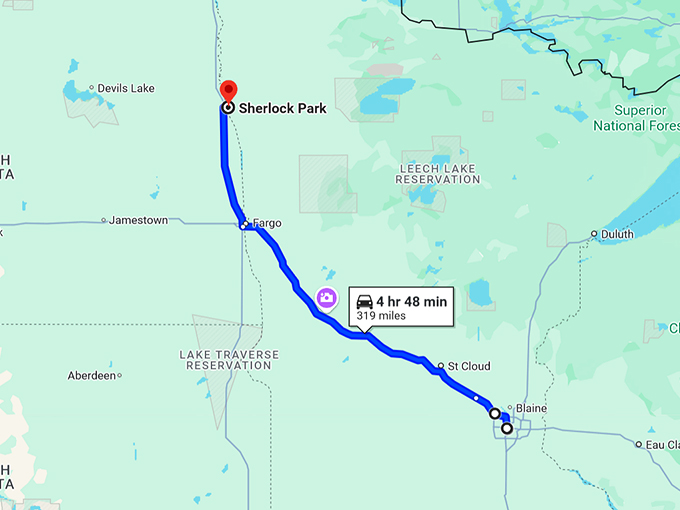 minnesota magical castles map