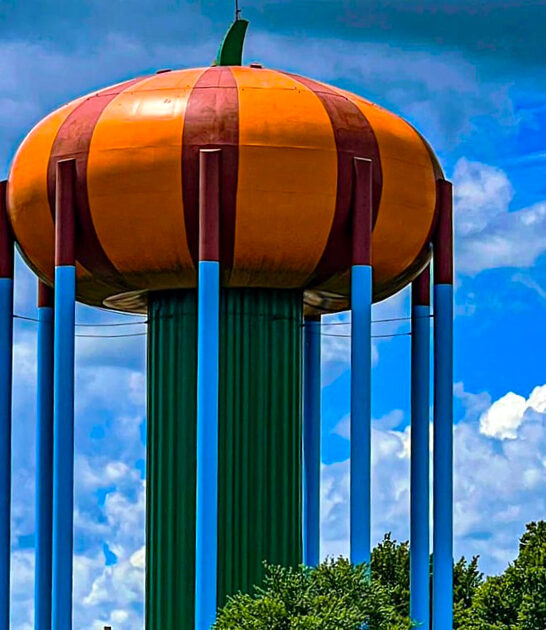 pumpkin water tower ohio ftr