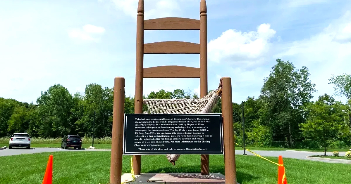 The World's Tallest Ladderback Chair Is In Vermont, And It’s The ...