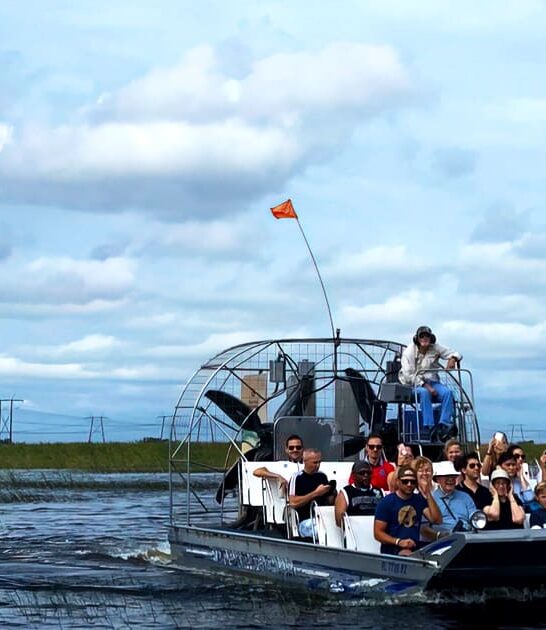 thrilling airboat ride florida ftr