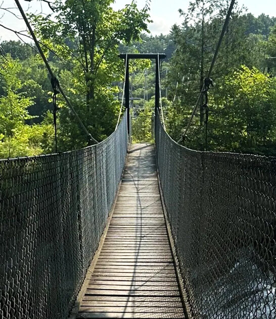 trail hidden waterfall vermont ftr