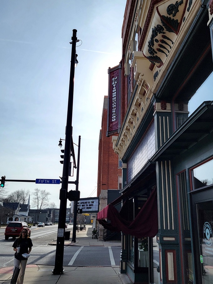 Step into a time machine! Kissner's brick facade whispers tales of bygone eras, while its ornate bay window winks at passersby, promising delicious secrets within.