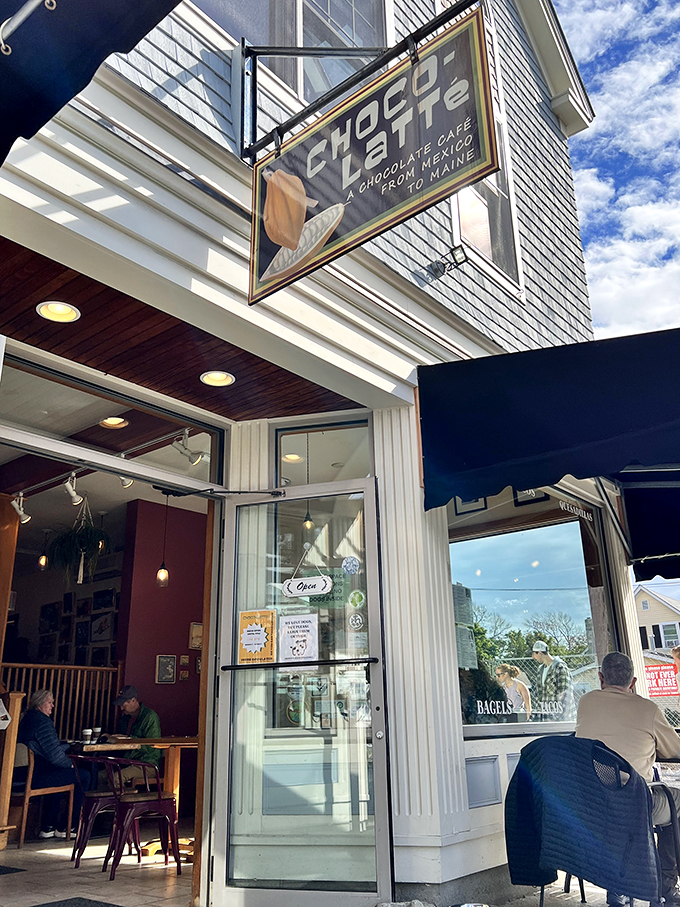 A slice of New England charm! This white clapboard beauty could star in its own Hallmark movie, but the real magic happens inside.