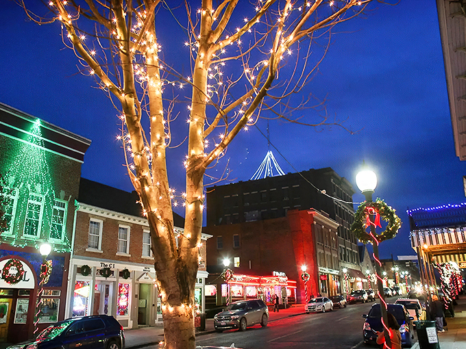 Winter wonderland or brick-paved time machine? Athens' streets transport you to a Dickensian Christmas card come to life.