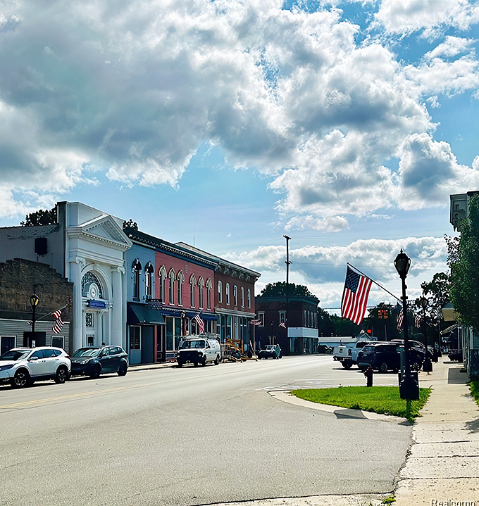 Main Street magic! Grass Lake's downtown could give Stars Hollow a run for its money, minus the fast-talking coffee addicts.