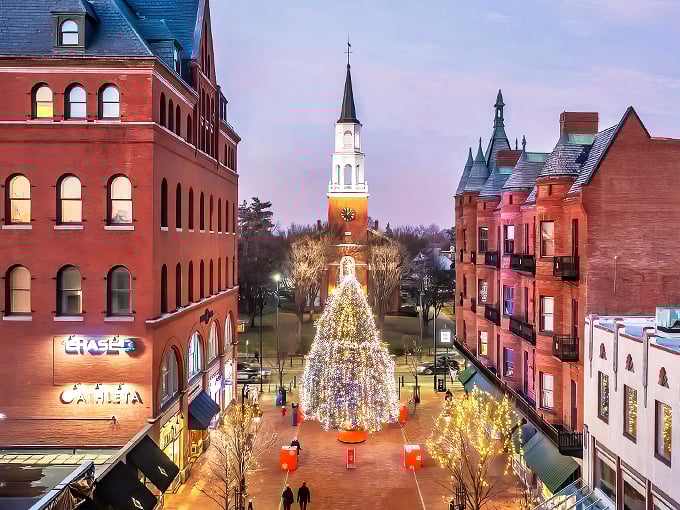 Step into a Hallmark movie come to life! Burlington's Church Street dazzles with twinkling lights, snow-dusted trees, and a festive spirit that'll warm even the Grinchiest of hearts.