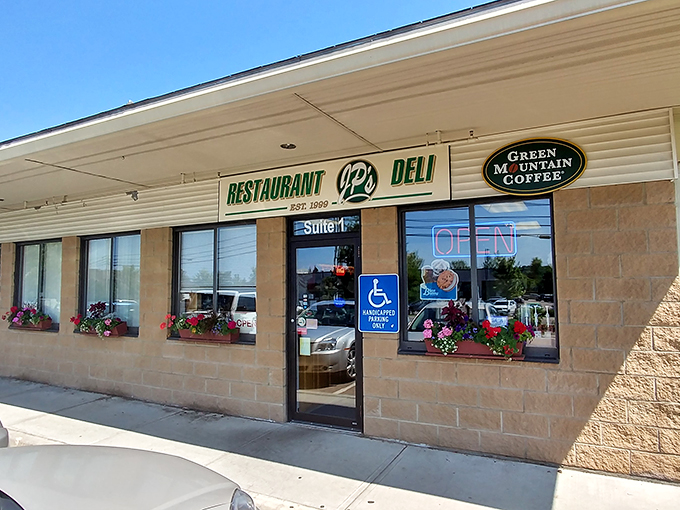 Welcome to JP's, where the neon "OPEN" sign might as well say "Come on in, the griddle's hot!"