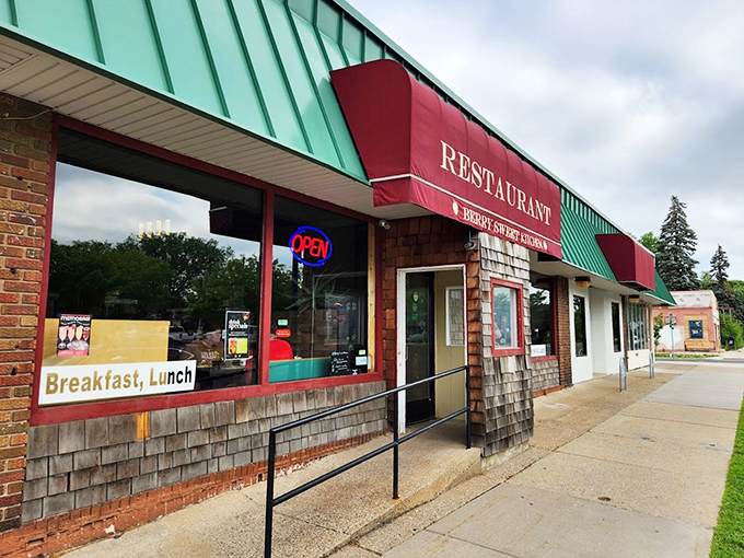 Welcome to breakfast paradise! Berry Sweet Kitchen's charming facade is like a warm hug for your taste buds.