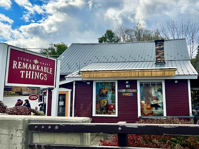 Step into a world of whimsy! This burgundy beauty beckons with promises of treasures that'll make your inner craftaholic do cartwheels.