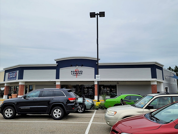 A modern seafood oasis in a strip mall setting - proving that sometimes the best treasures hide in plain sight.