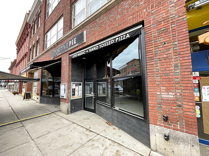 A historic brick facade in downtown Montpelier houses this culinary gem, where live music and hand-tossed pizza create the perfect Vermont evening.