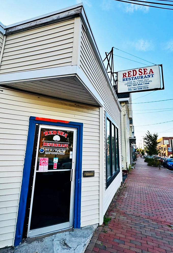 A humble storefront in Portland hides flavors that'll transport you across continents. The blue-trimmed door beckons like a portal to East Africa.