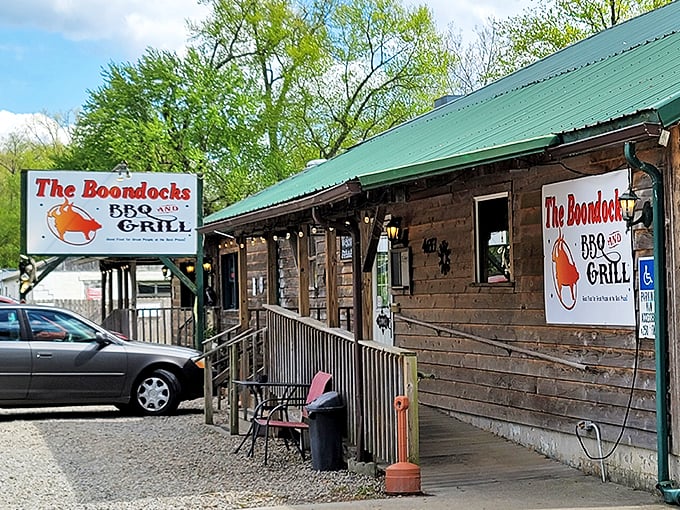 Welcome to BBQ paradise! The Boondocks' rustic charm is like a siren song for meat lovers everywhere.