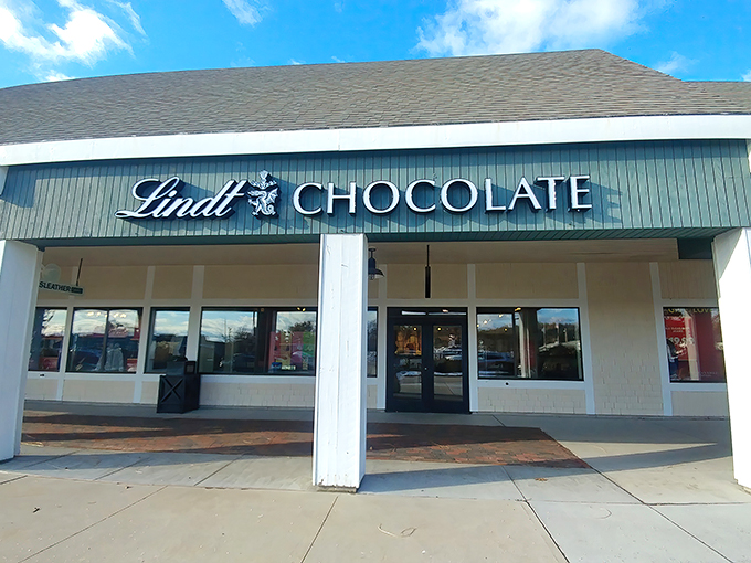 Chocolate paradise found! This unassuming storefront hides a world of sweet delights, like stumbling upon Willy Wonka's secret Maine outpost.