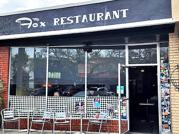 Welcome to breakfast paradise! The Fox Restaurant's unassuming facade hides a world of culinary delights and quirky charm inside.