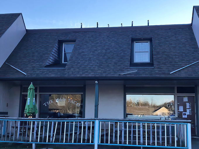 Who knew taco paradise was hiding in a Vermont strip mall? The Mad Taco's unassuming exterior belies the flavor explosion waiting inside.