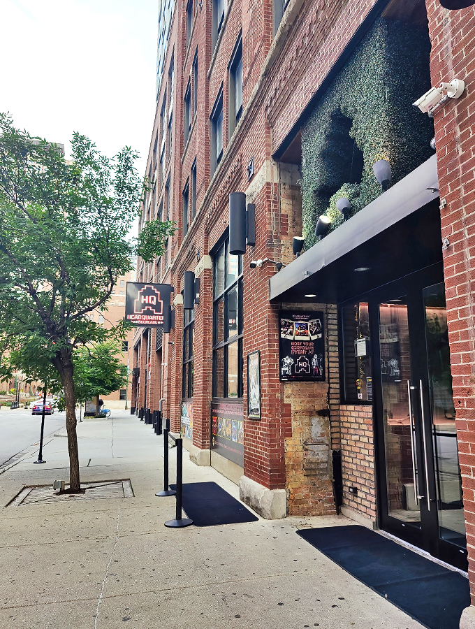 Brick and mortar meets digital delight! This unassuming facade hides a wonderland of nostalgia and new-age fun, like finding Platform 9¾ for gamers.