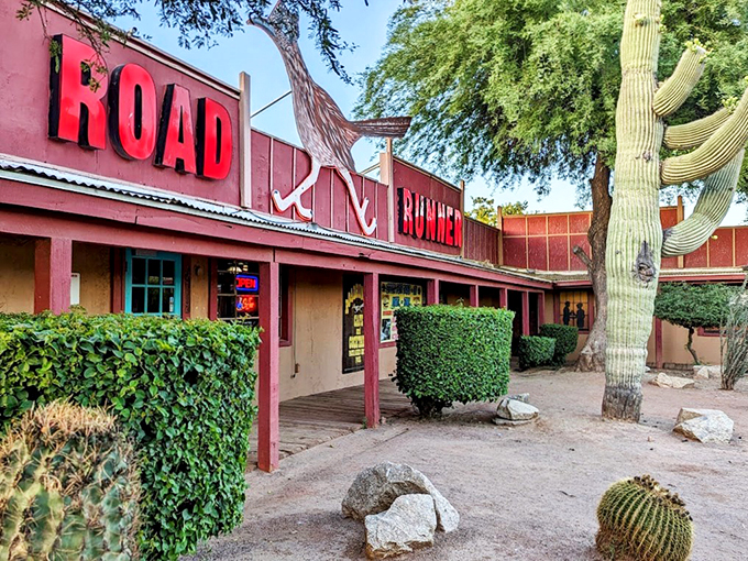 Welcome to the pink palace of pescatarian pleasures! This desert oasis is serving up seafood so fresh, you'll forget you're landlocked.