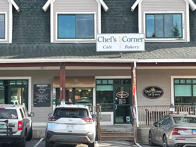 A cozy culinary haven awaits! Chef's Corner's charming exterior promises a feast for the senses, nestled in the heart of Williston.