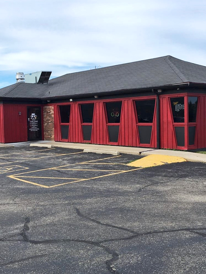 The red-trimmed exterior might not scream "BBQ paradise," but that's exactly why locals love it. No frills, just thrills for your taste buds.