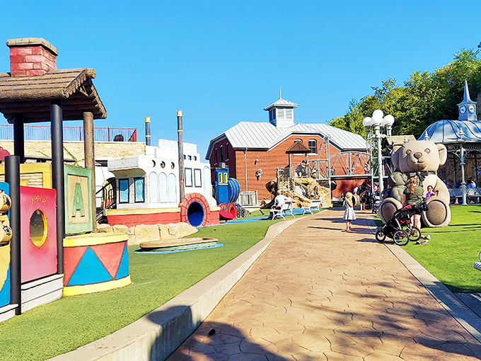 Welcome to Teddy Bear Park, where childhood dreams come to life! This whimsical wonderland is like Disneyland meets your favorite stuffed animal &ndash; pure magic for kids and kids-at-heart alike.