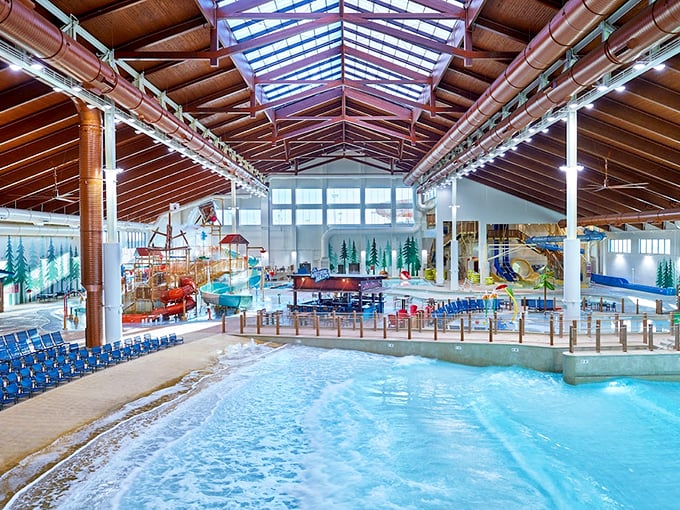 Welcome to the land of eternal summer! This indoor oasis is where water dreams come true, no matter the weather outside. Photo credit: Great Wolf Lodge Water Park | Arizona