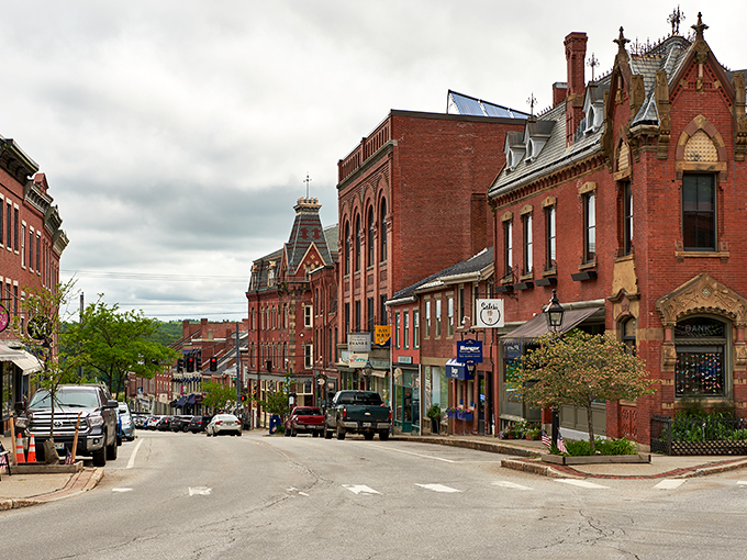 Downtown Belfast's historic red-brick buildings and charming storefronts create a scene straight out of a New England postcard, minus the tourist crowds. Photo credit: Dianne Coates