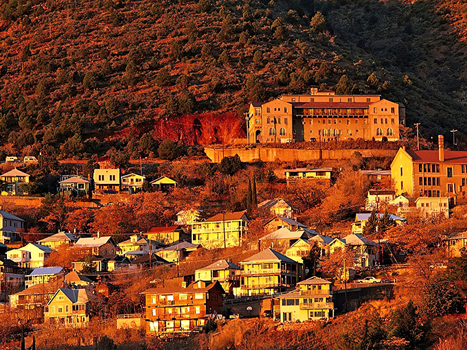 Where the Wild West meets Twilight Zone. This sun-kissed hillside town clings to the mountainside like a stubborn prospector refusing to let go of his claim.