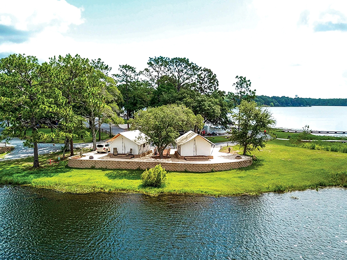 Welcome to nature's own IMAX! Twin Lakes Camp Resort offers a view so stunning, you'll forget you're not in a Hollywood blockbuster. Photo credit: Emerald Coast Magazine